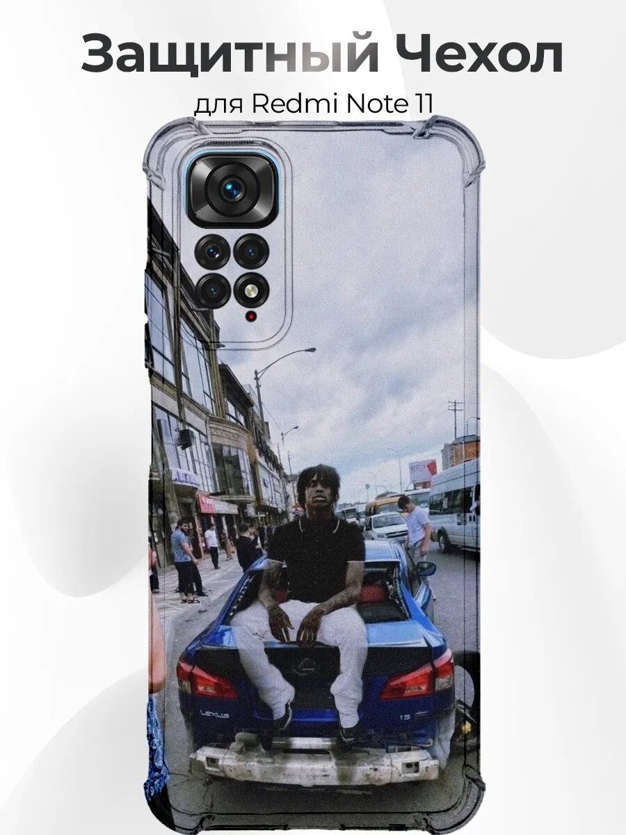 Чехол для Redmi Note 11 Lexus IS XE30 Без Бампера