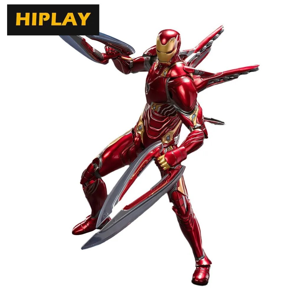 HiPlay ZD Toys Юбилейная серия Коллекционная фигурка Полный набор: Железный человек Делюкс версия (1912-50), Миниатюрная фигурка MK50HH масштаб 1:10