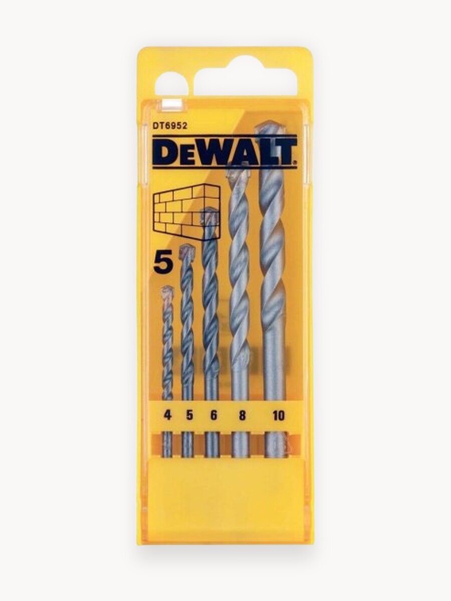 Набор сверл по бетону Dewalt DT6952