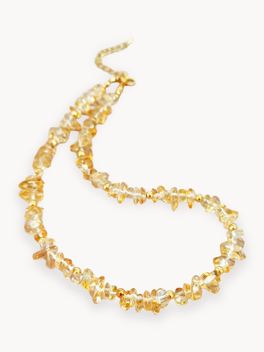 Чокер ENJOY Украшения из камней, цитрин
