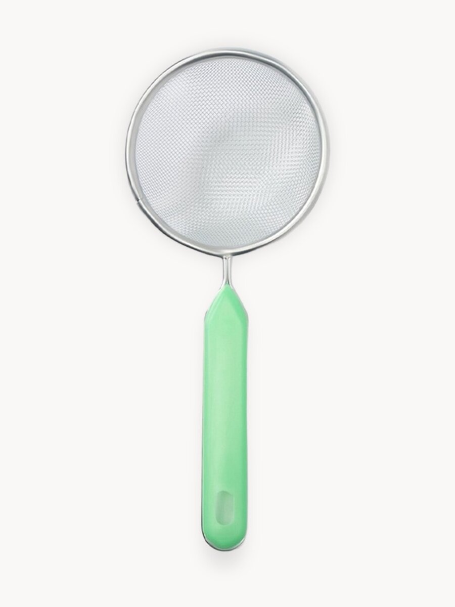 Сито Доляна «Хозяюшка», нержавеющая сталь, диаметр 10 см, зеленый