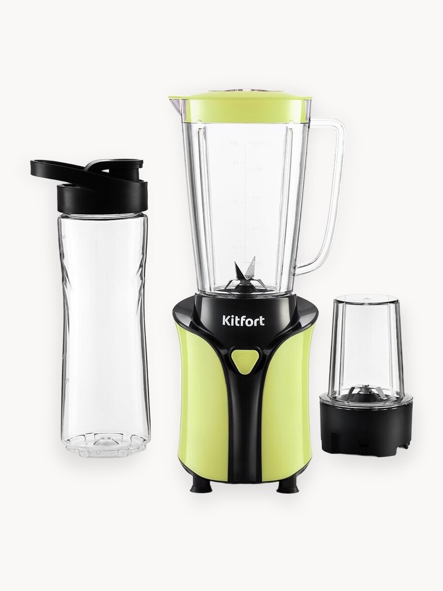 Блендер «3 в 1» Kitfort КТ-3034, салатовый