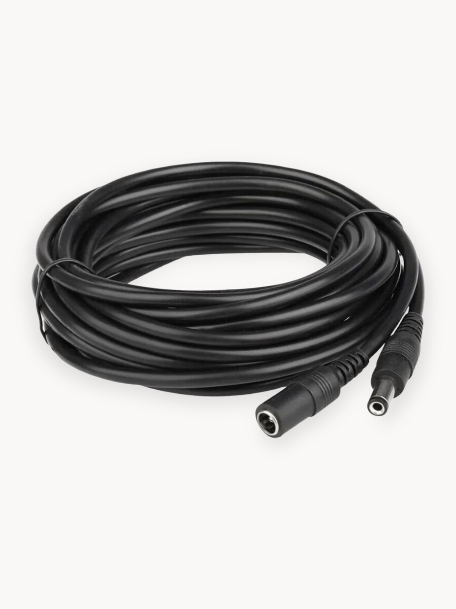 Кабель питания Onviz для камеры DC 5.5 мм, для блока питания, удлинитель кабеля (20 метров)