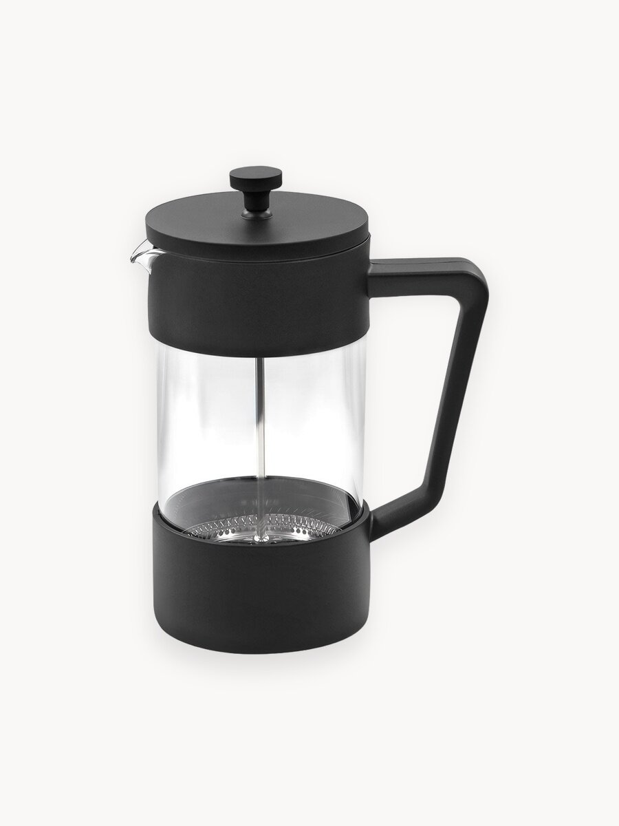 Френч-пресс для кофе и чая MARTA MT-GD3911C черный, 1000 мл, стекло