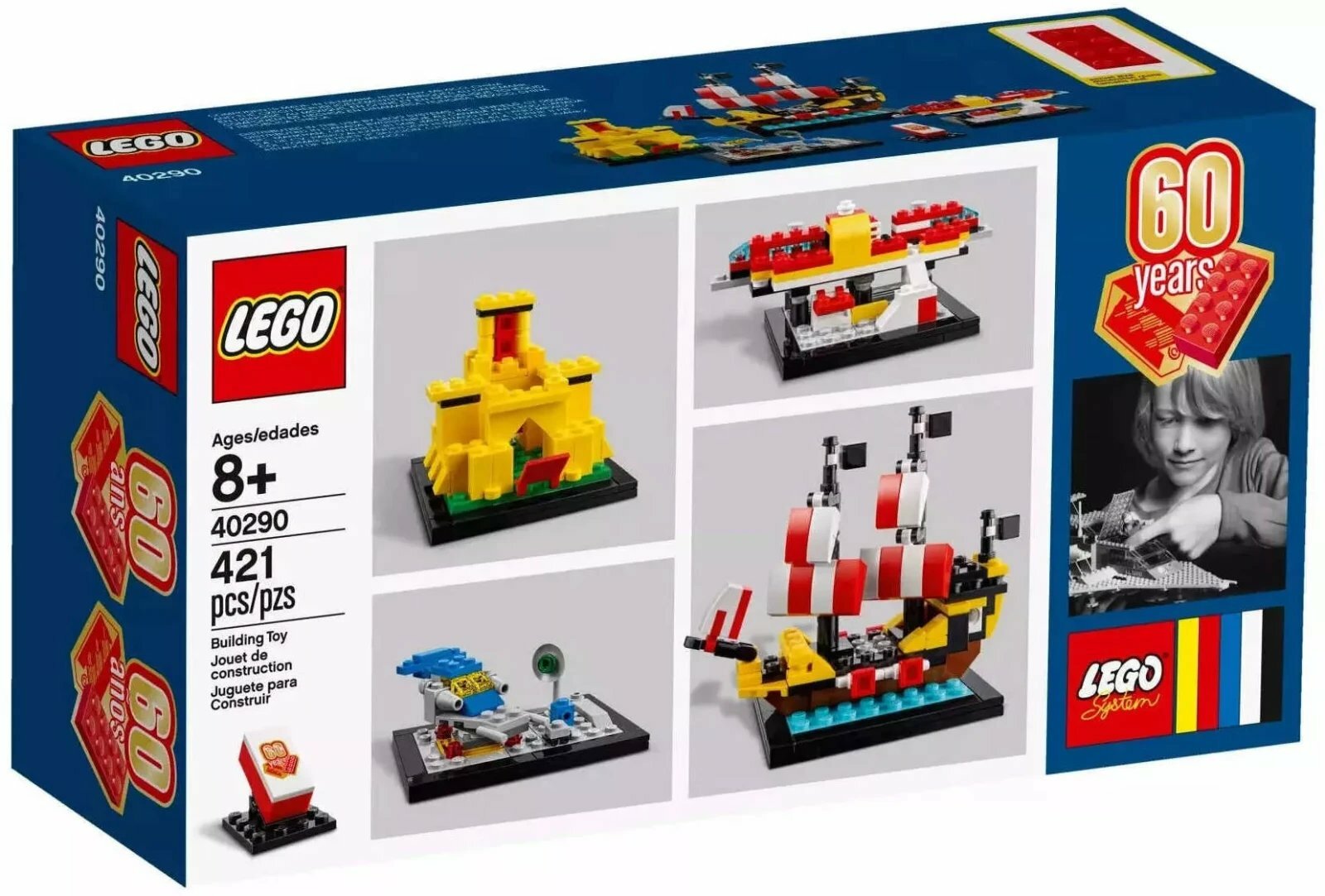 Конструктор LEGO Коллекционные наборы 40290 Набор к 60-летнему юбилею кубика LEGO