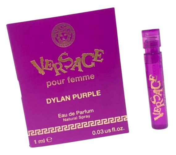 Пробник Versace Dylan Purple Eau De Parfum 1 мл - Дилан Перпл фиолетовые духи женские