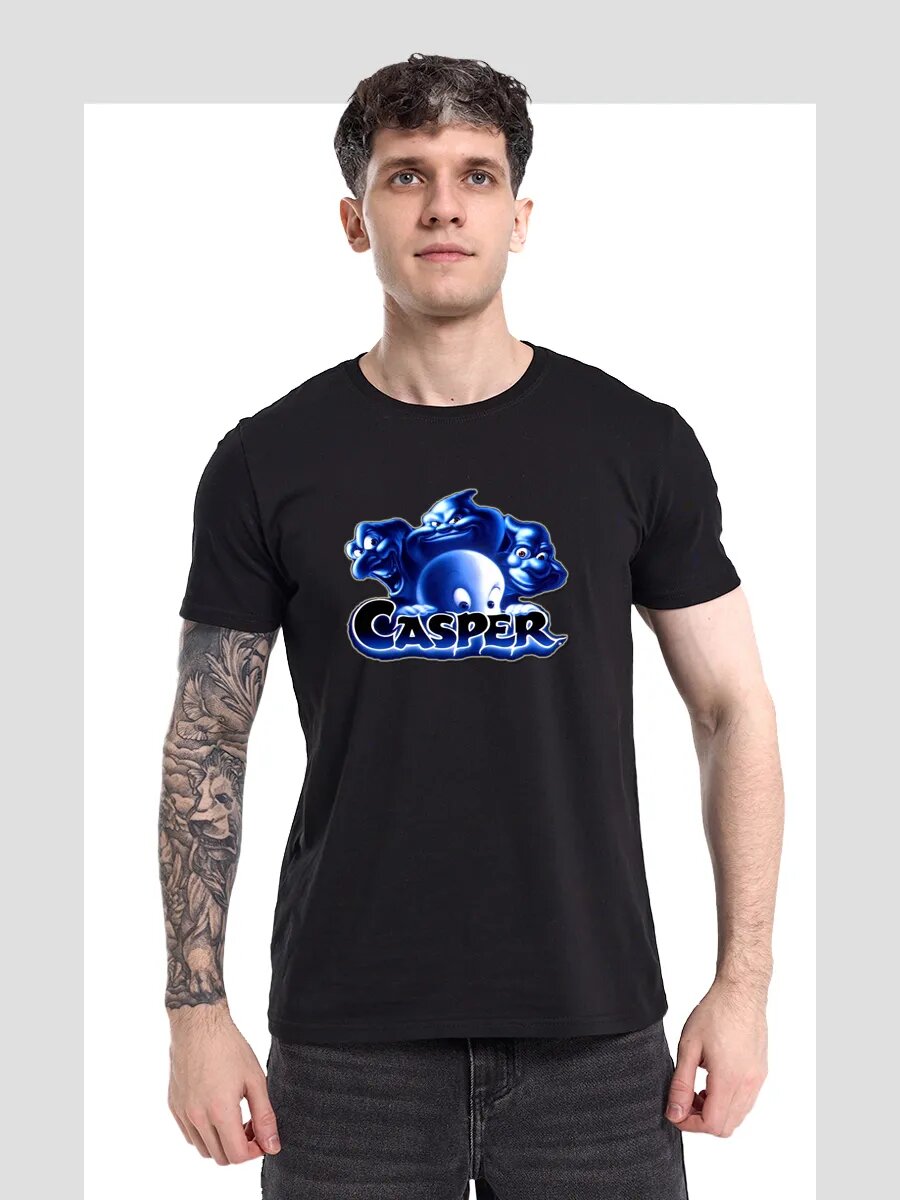 Футболка с принтом кино каспер призрак casper приведения