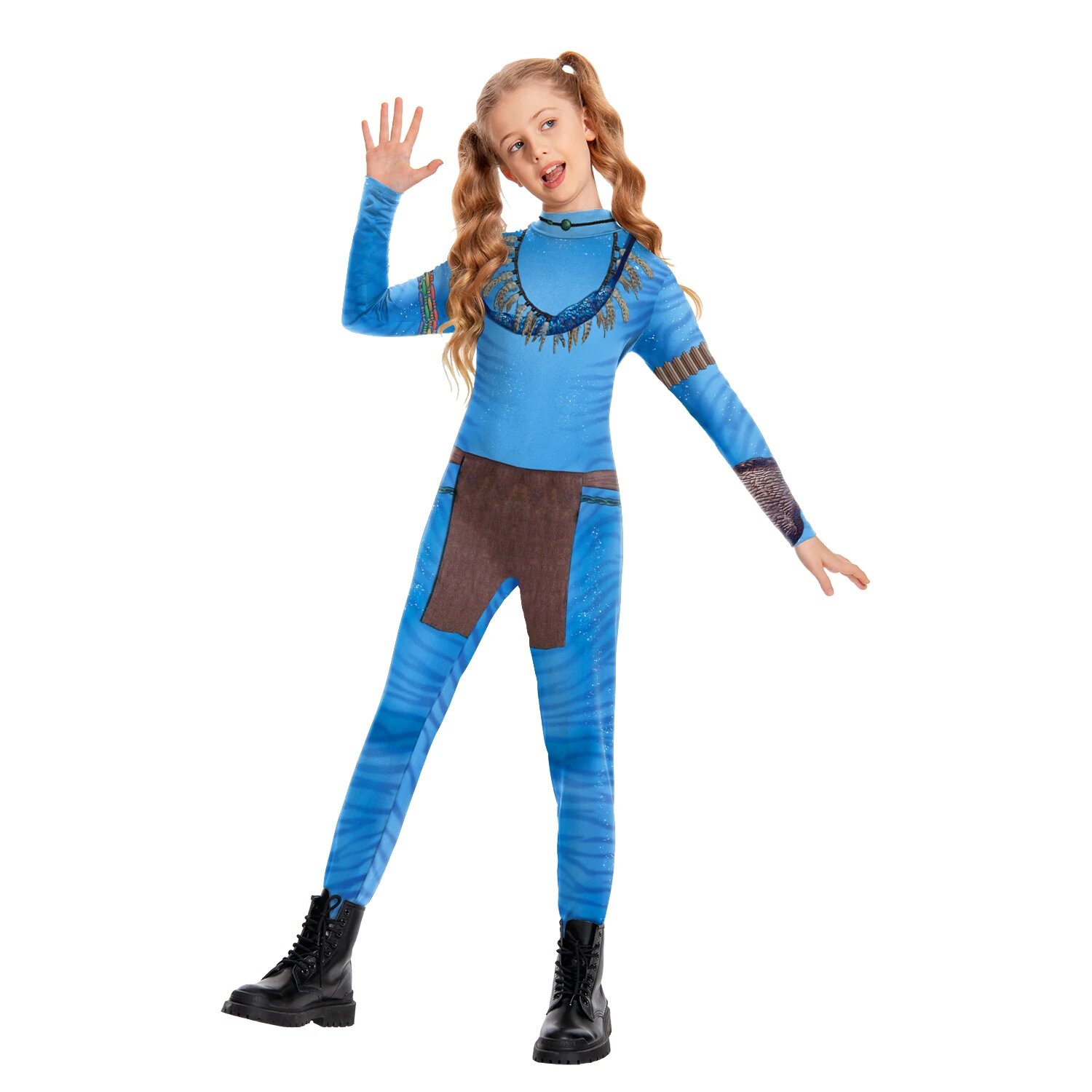 Костюм Аватара для детей L, Avatar girl2