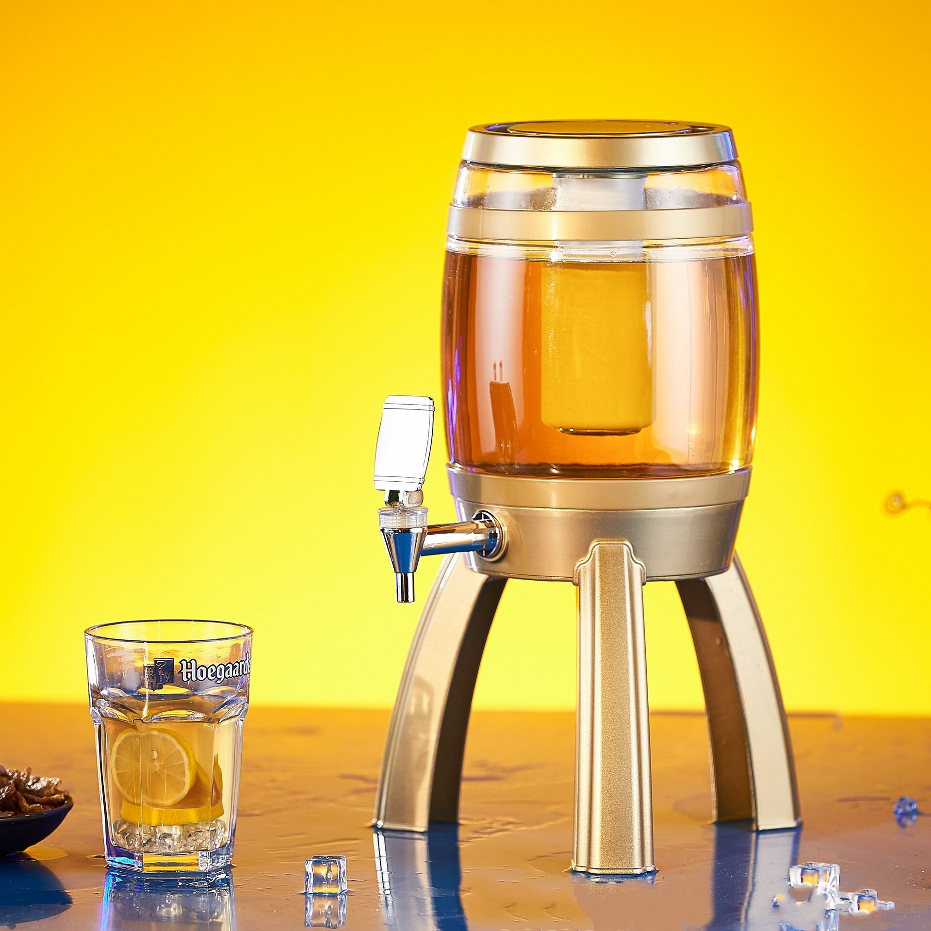 Система для розлива спиртных напитковДиспенсер для напитков с охлаждением 3 л / Пивная башня для компании