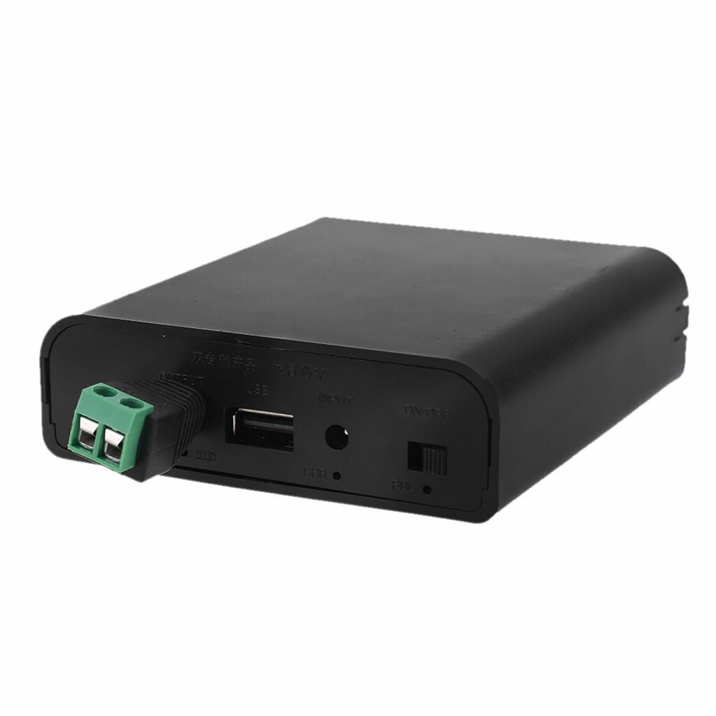 USB для выхода 8 В-24 В постоянного тока, 4x18650 батарей, DIY Power Bank Box, быстрое зарядное устройство мобильного телефона, Wi-Fi маршрутизатор, светодиодная подсветка, камера видеонаблюдения