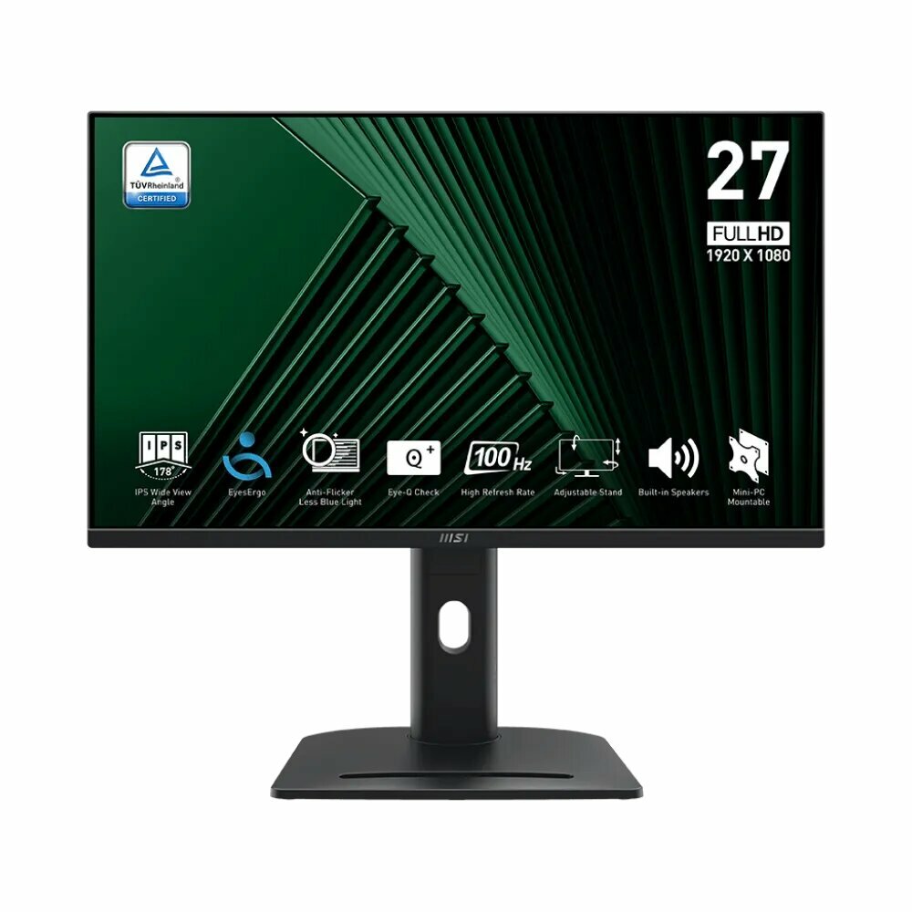 27" монитор MSI PRO MP275PG, IPS 100 Hz, Full HD (1920×1080)