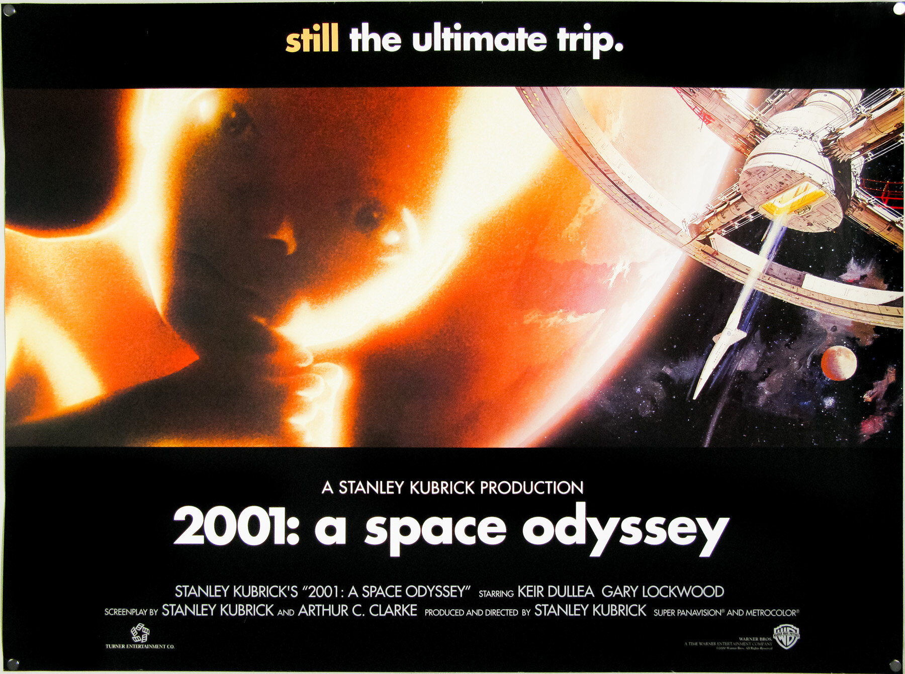 Плакат, постер 2001 год: Космическая одиссея (2001: A Space Odyssey 1968) на бумаге, размер 21х30см