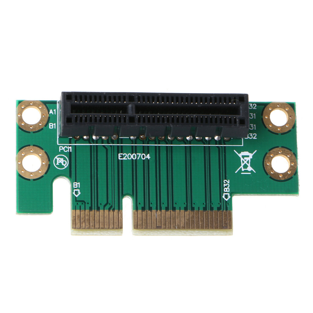 PCI Express PCI-E 4X Карта Адаптера 90 Градусов Вправо Карта Конвертера Подходит для Компьютера на серверном шасси 1U/2U