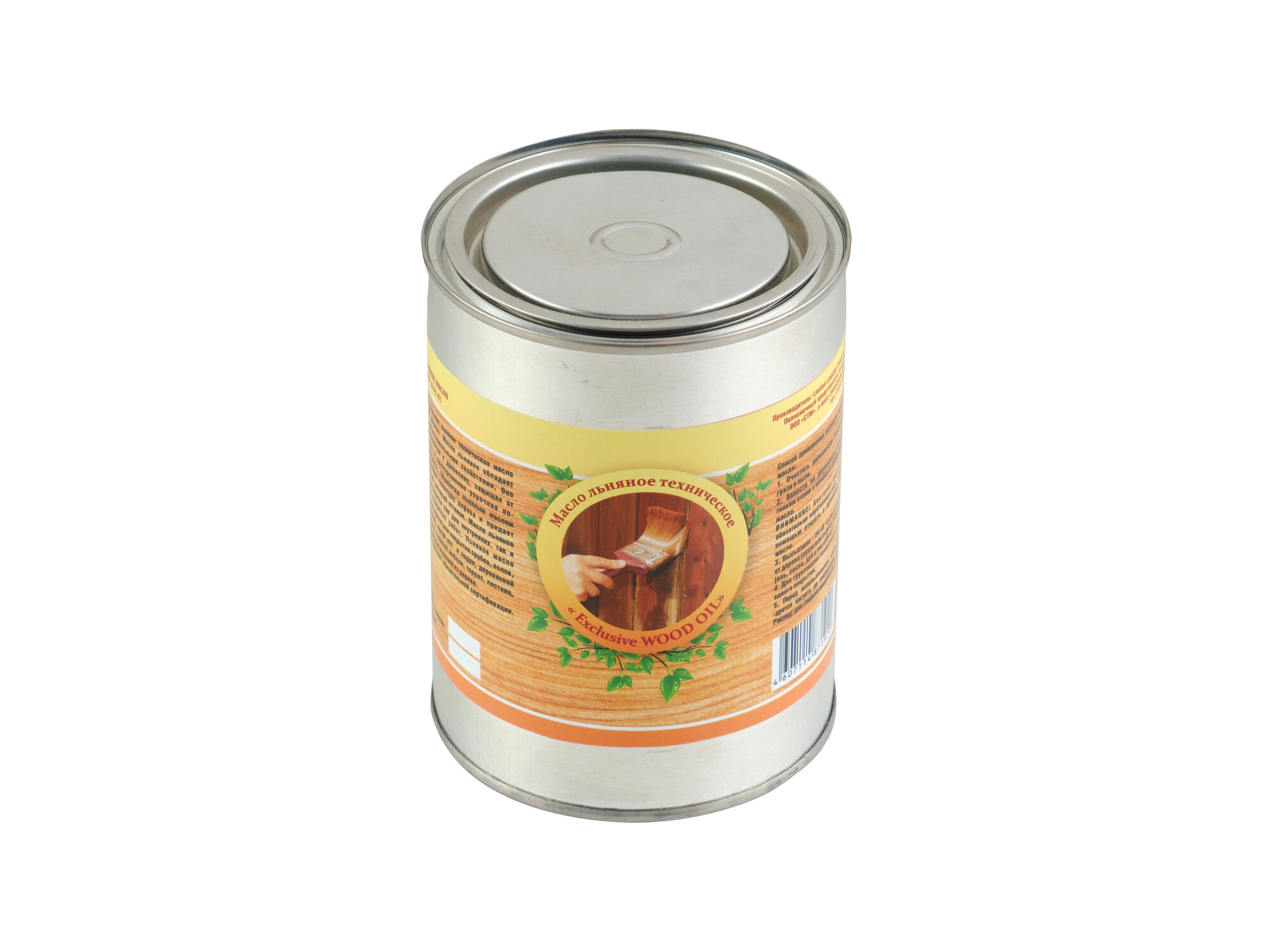 Масло льняное техническое, 1 л