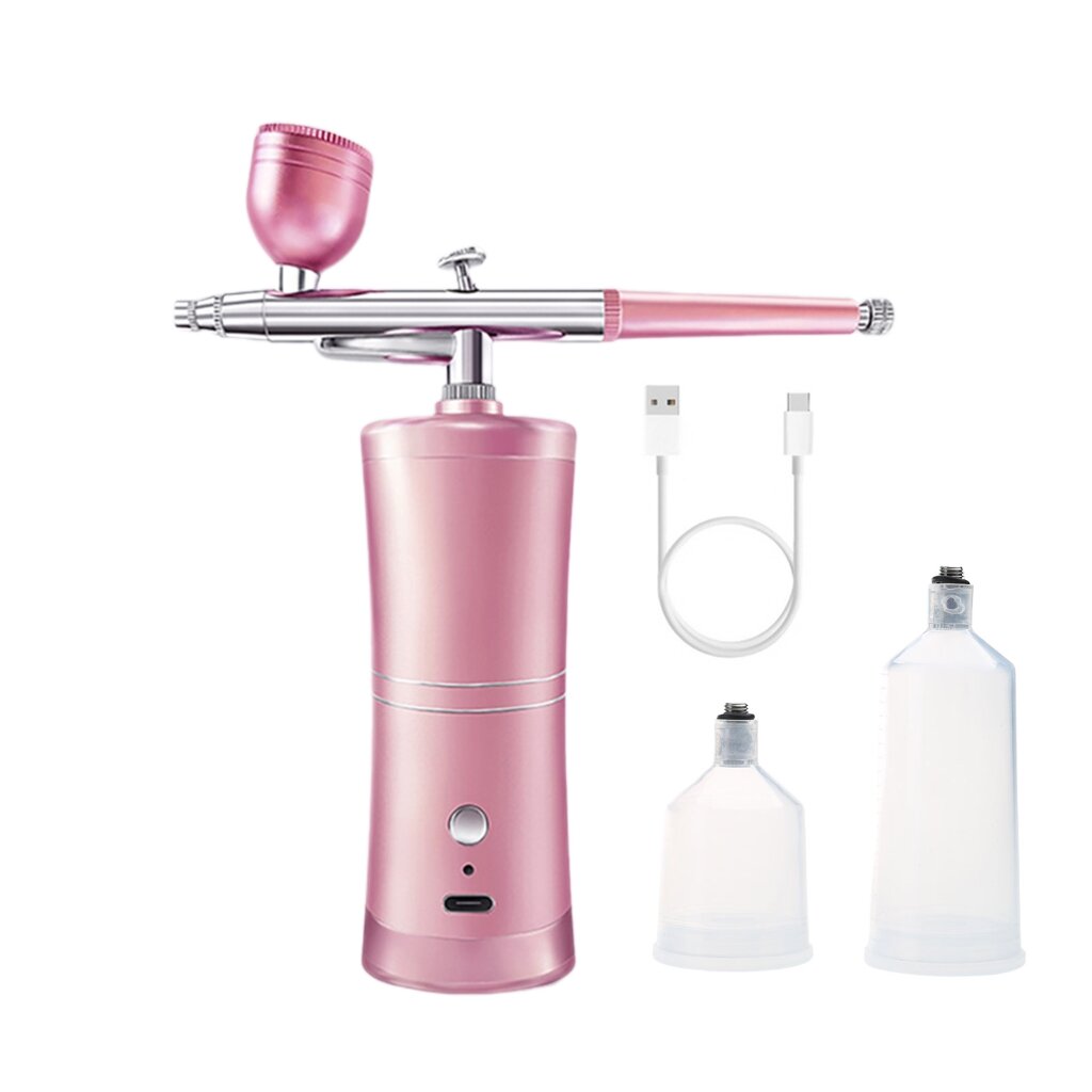 Аэрограф в комплекте с компрессором, беспроводные аэрографы высокого давления, портативный ручной компрессор для аэрографа двойного действия