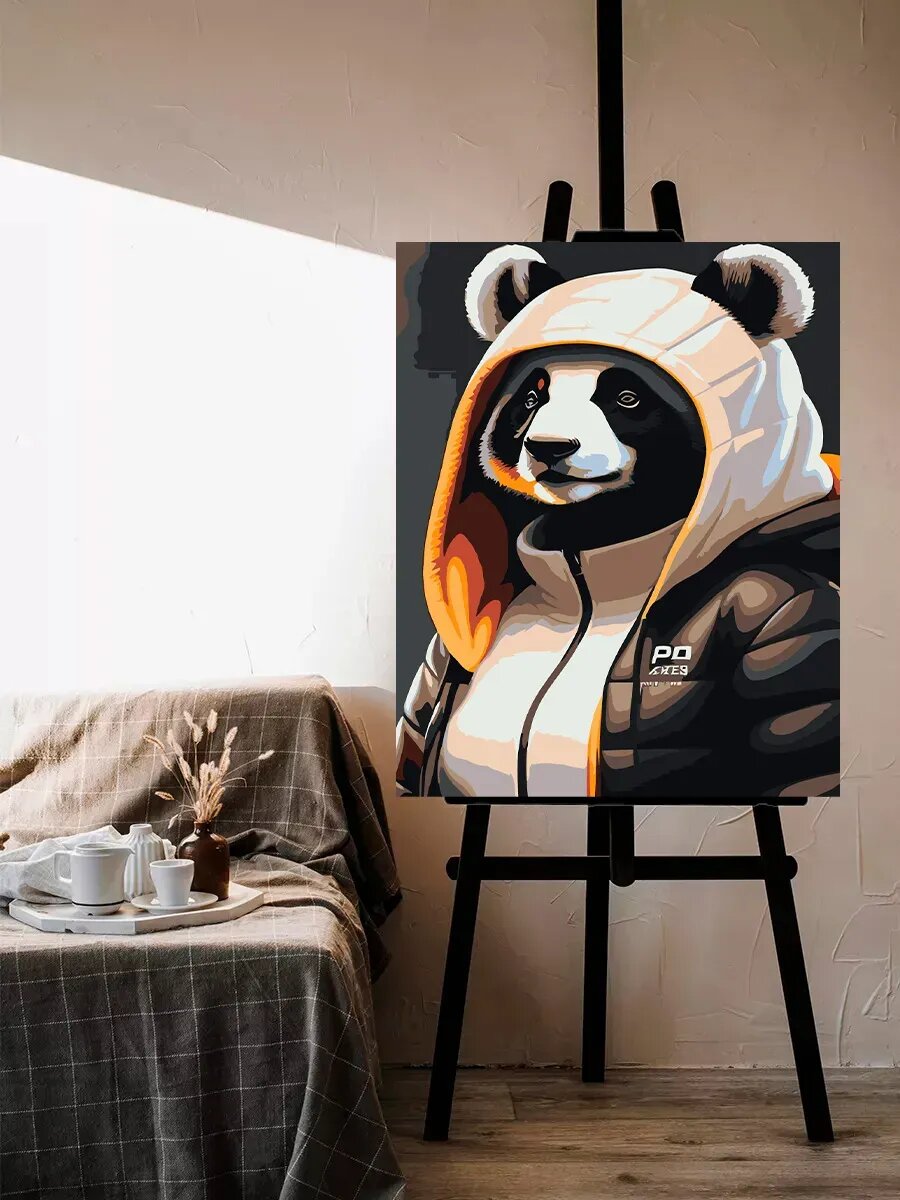 Картина по номерам Панда
