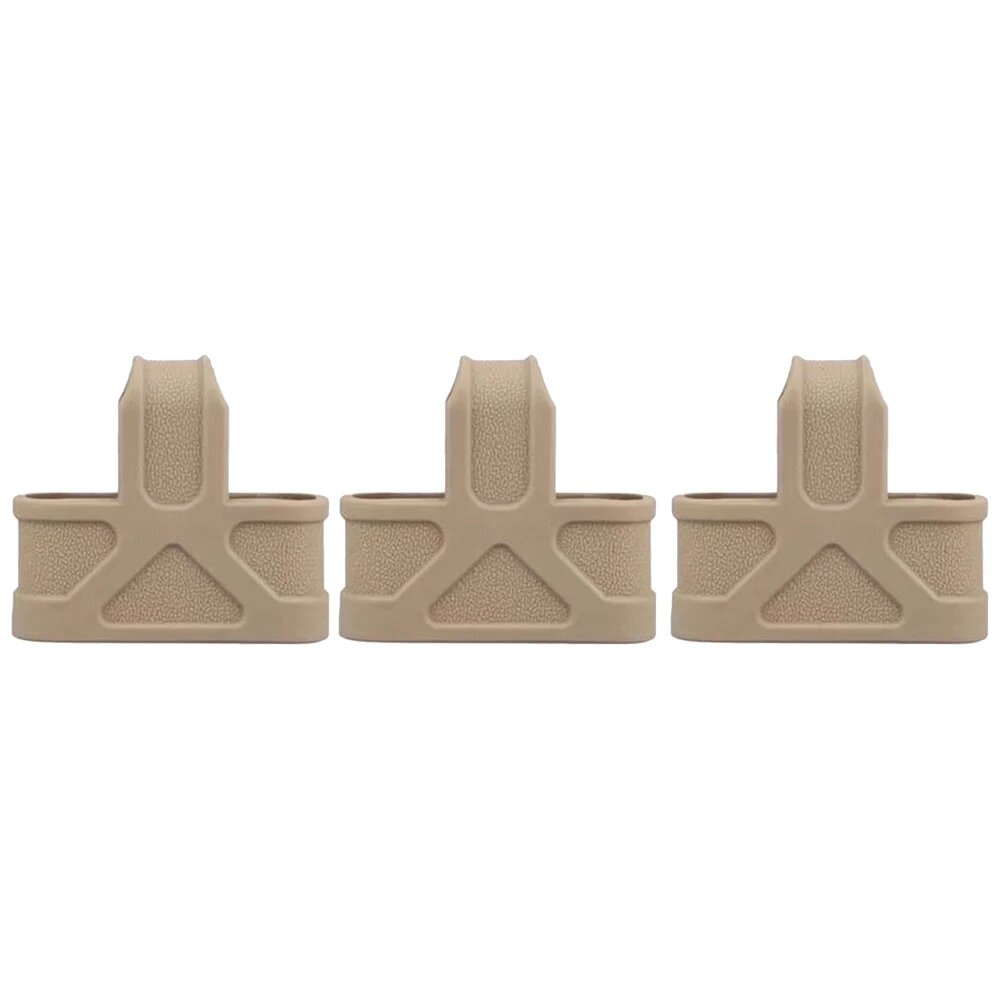 3/6 шт. Резиновая клетка Magazine Assist для .223 5,56 мм Бежевый, 3Pcs (Tan)