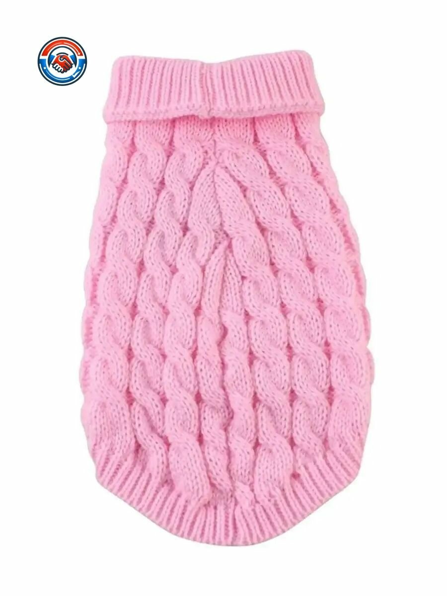 Тёплый свитер без рукавов для собак и кошек, мягкая вязаная жилетка для мелких и средних пород, удобная одежда для чихуахуа, йорка, той-терьера и спаниеля, стильная зимняя кофта для питомца