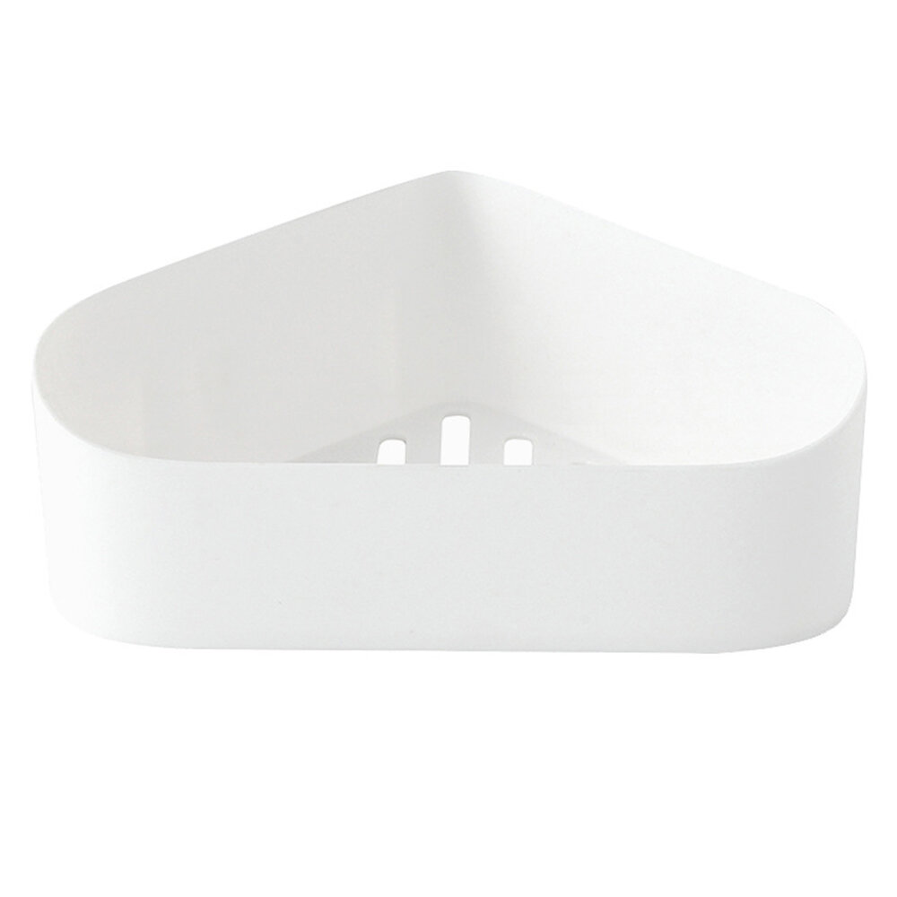 Угловой полка для ванной комнаты наклейка настенная стеллаж держатель шкафы ванна душевая полка корзина органайзер без сверления кухонная угловая полка, цвет: Серый; Белый; Персиковый; Розовый (Доступно), материал: ПП, форма: Треугольник, грузоподъемность: