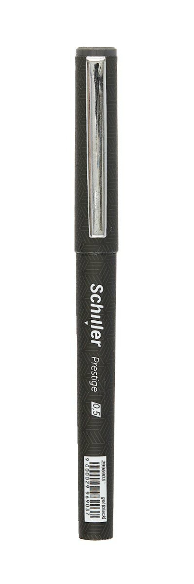 Ручка гелевая Schiller, Prestige, черная 0,5 мм