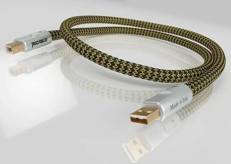 Кабель USB 2.0 A/B Ricable Dedalus USB 3 m — фото 1