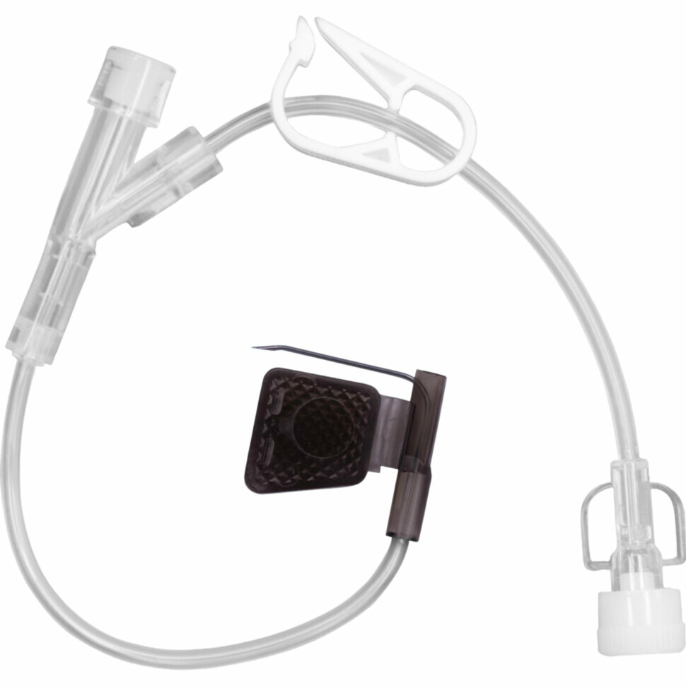 Игла Губера с крыл. и удл, Y-коннект, HY 2220 22G (0,7х20 мм) KDL 10шт/уп, 2360044