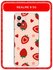 Чехол на Realme 9 5G / Реалми 9 5G с принтом "Heart strawberries 1 - 14 февраля"