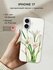 Чехол на Apple iPhone 17 / Айфон 17 с принтом "White lily", прозрачный