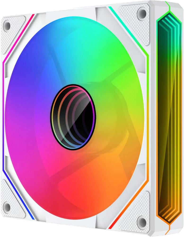 Вентилятор для корпуса Helly 6-PRO 120 мм Mirror ARGB White