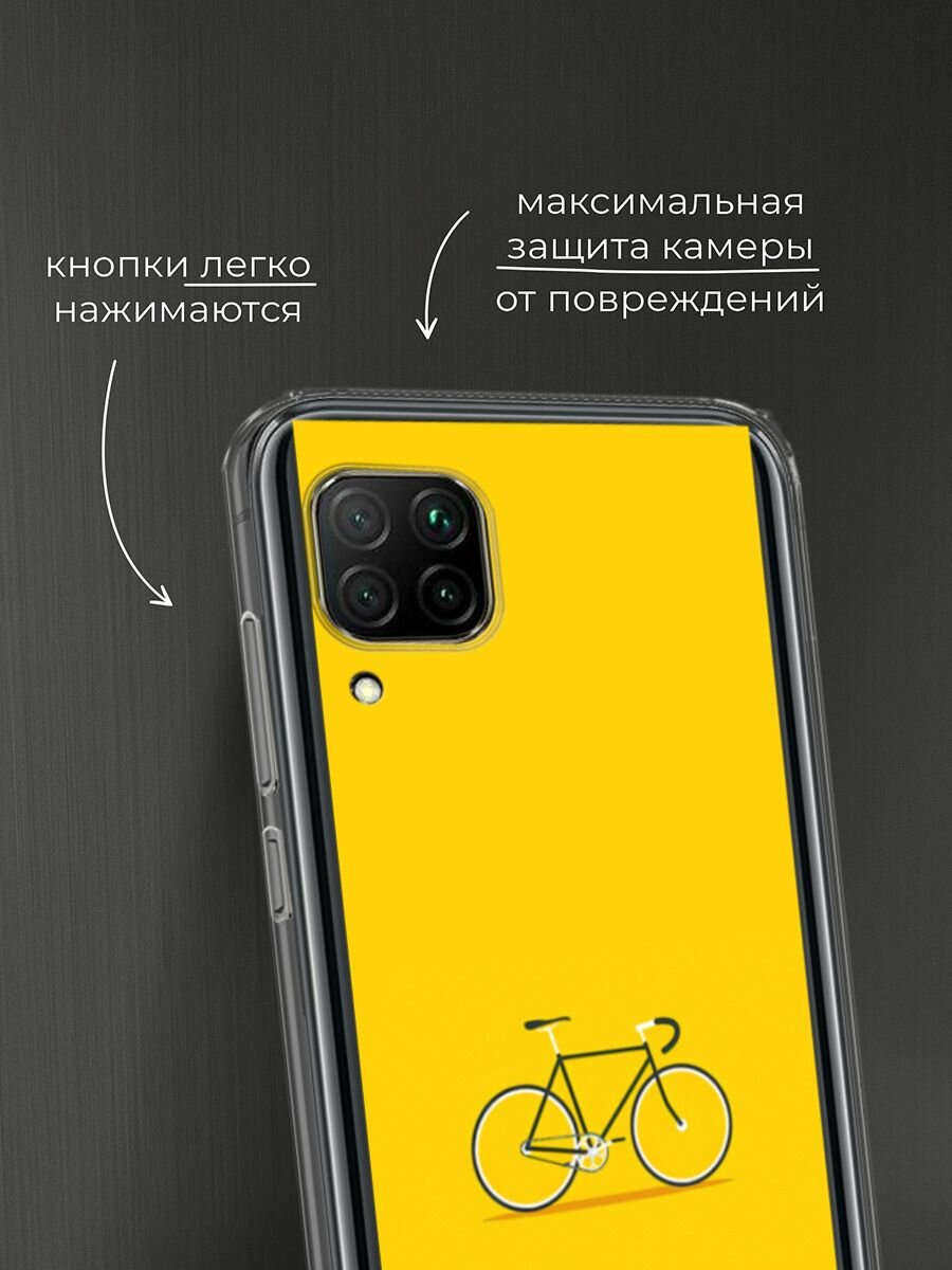 Чехол на Honor 30S Global/Huawei P40 Lite 5G/Nova 7 SE с принтом "Хобби велосипед 1" — фото 1