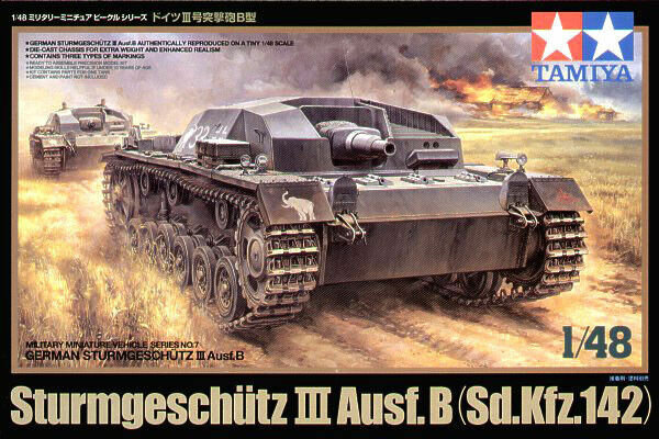 Tamiya 32507 1/48 Немецкий Assault Gun Sturmgesch tz III Ausf.B сборная модель танка