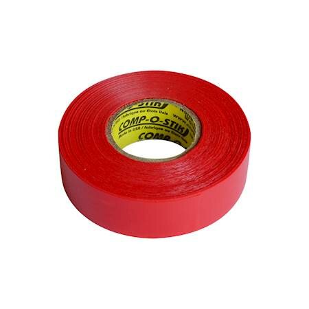 Лента хоккейная для щитков 24 мм * 25м, красная, Comp-o-stik