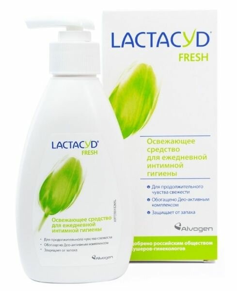 Гель для интимной гигиены LACTACYD "Fresh", New, освежающий, 200 мл