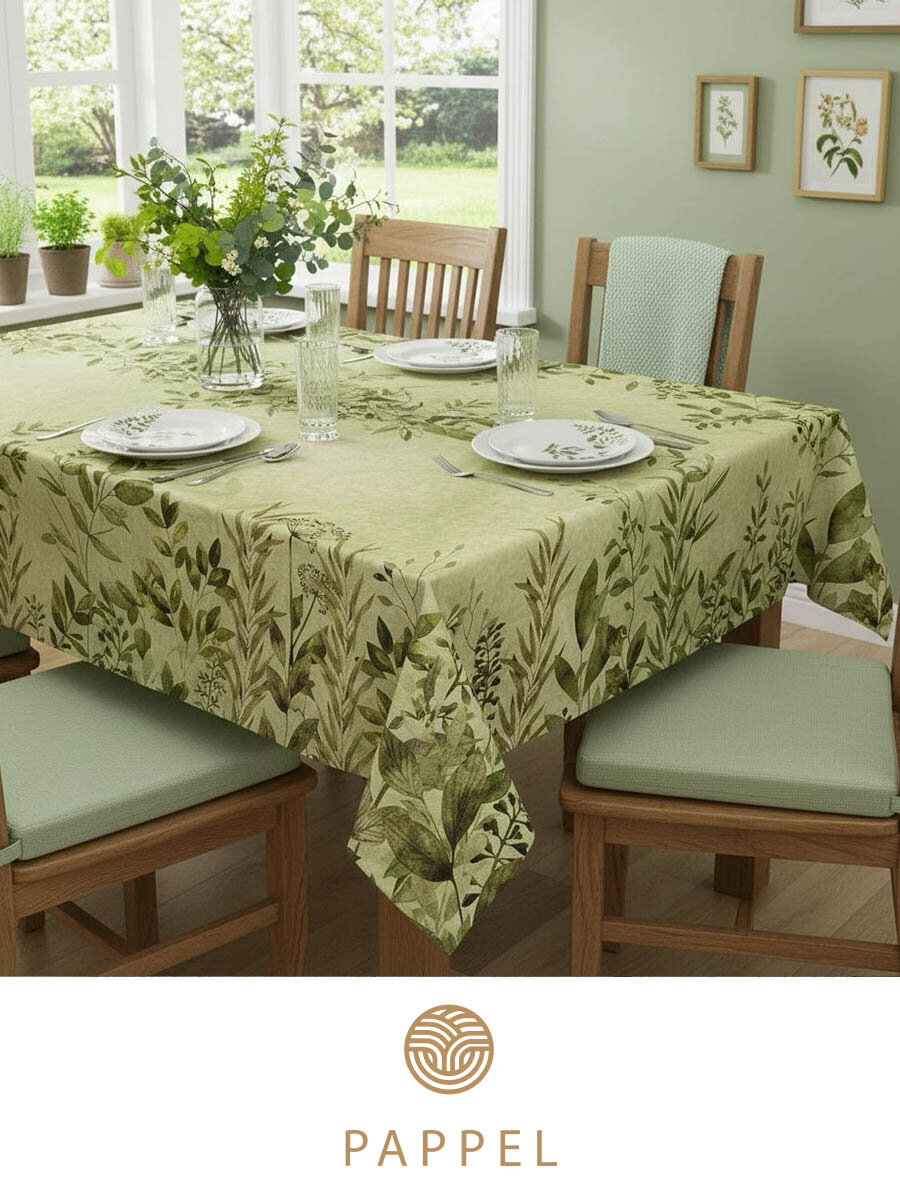 Скатерть Pappel, Orina, водоотталкивающая, хлопок, 170 см x 310 см
