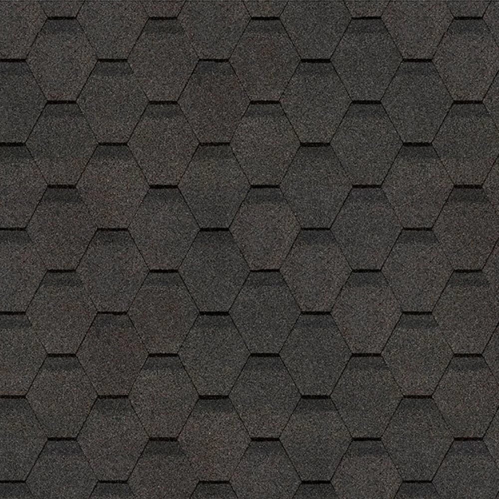 Черепица гибкая Docke Eurasia Шестигранник серая 3 кв. м Docke ZRKQ-1045