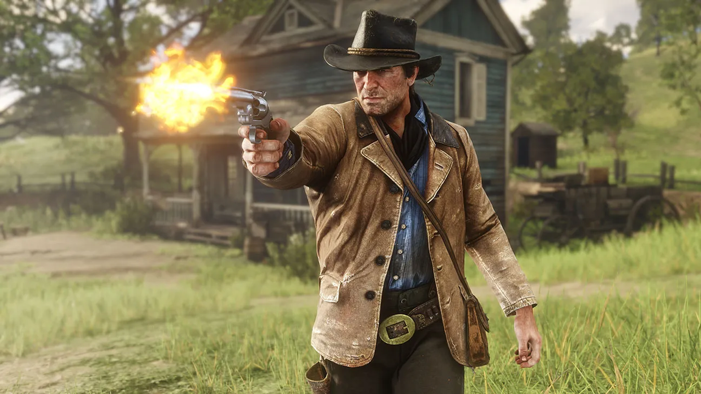 Диск Red Dead Redemption 2 Ps4\ps5 (Русские субтитры) — фото 1