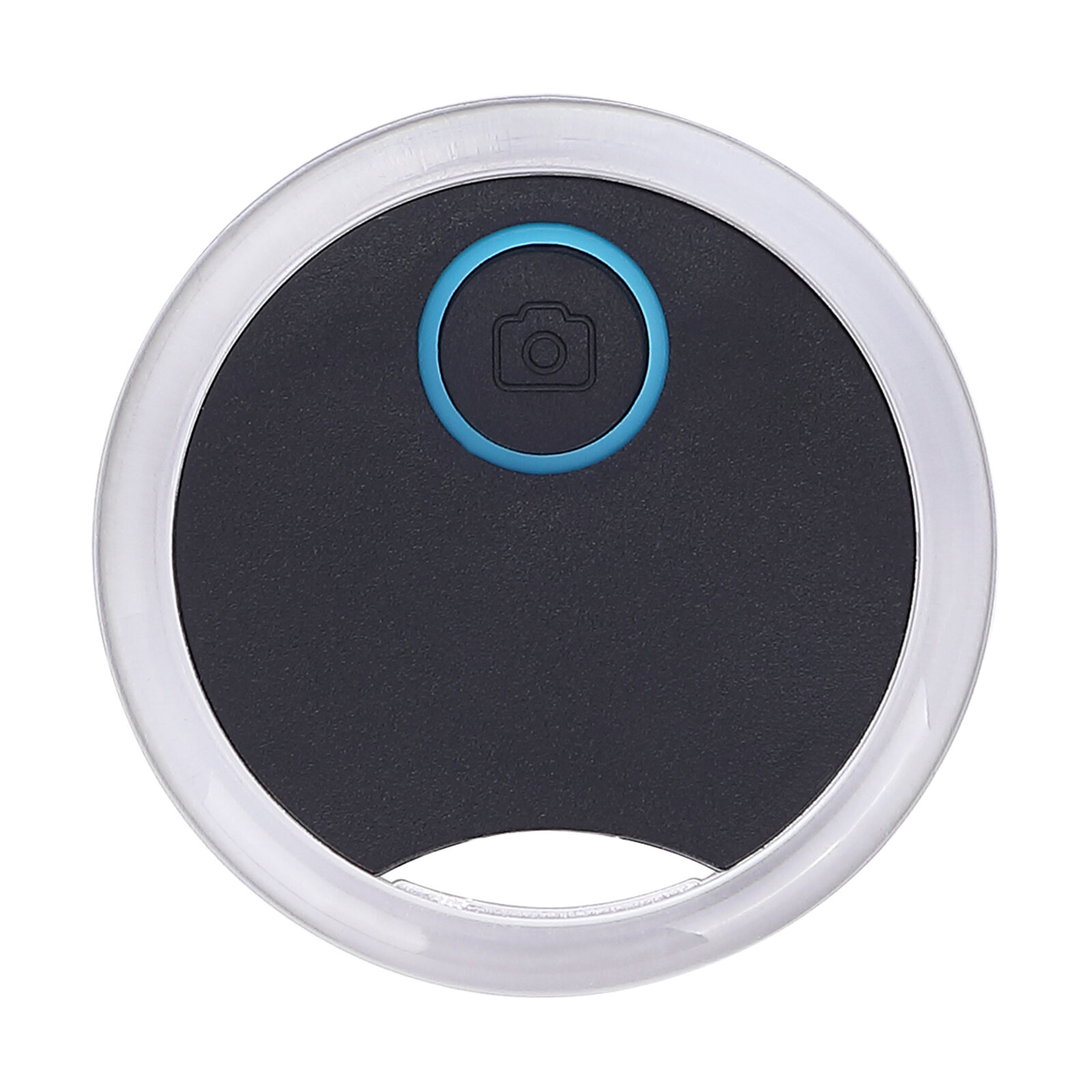 Беспроводной GPS трекер для домашних животных, ключей, сумок, кошельков с приложением для управления, локатор вещей, пульт для селфи, совместимый с телефонами iOS/Android, черный