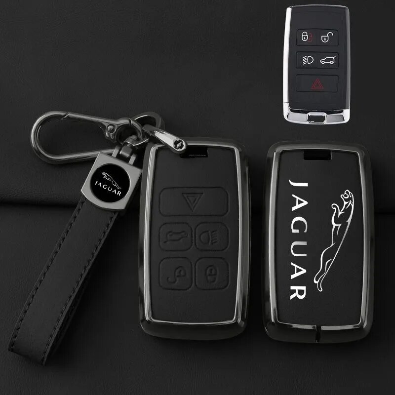 Чехол для автомобильного ключа для Ягуар Jaguar XE E-PACE XF,5 кнопки, XX