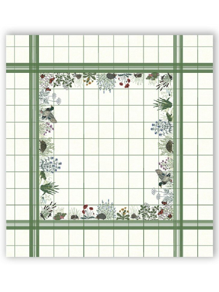 Набор для вышивания Le Bonheur des Dames #6041 Скатерть Meadow Tablecloth (Луговая скатерть), Счетный крест, 140 х 140 см