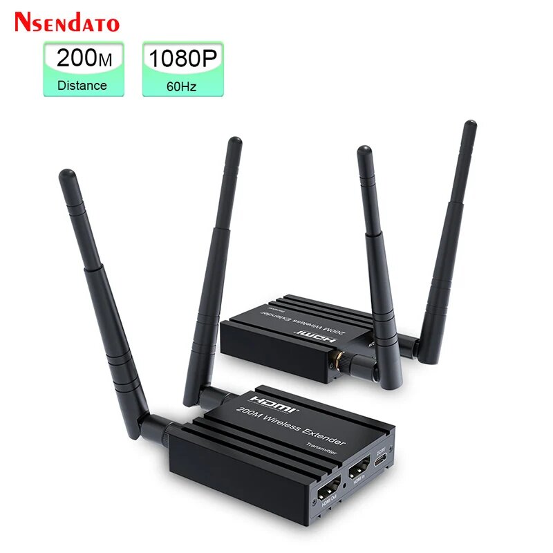 Беспроводной HDMI передатчик и приемник Nsendato 5G