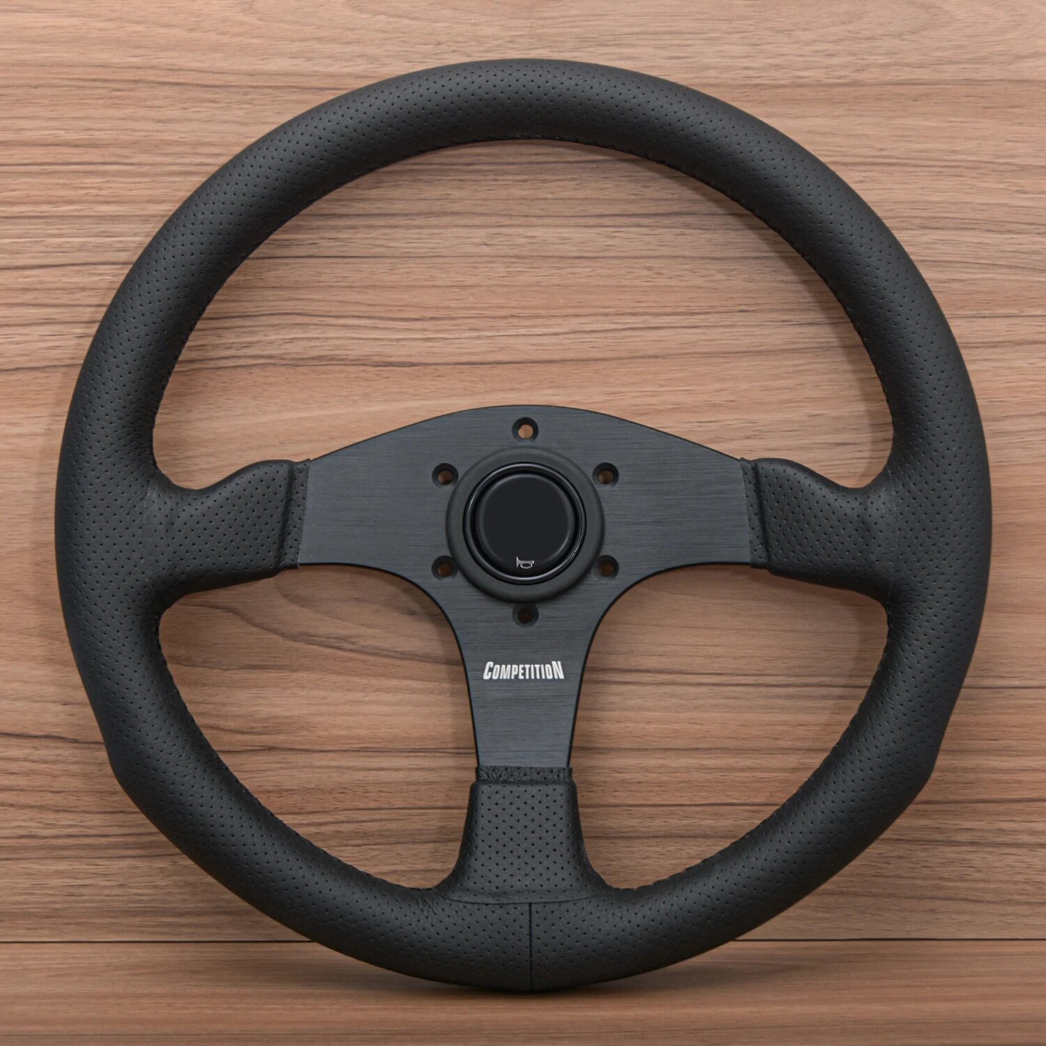 14-дюймовый кожаный руль JDM для соревнований, гоночный спортивный автомобиль белый