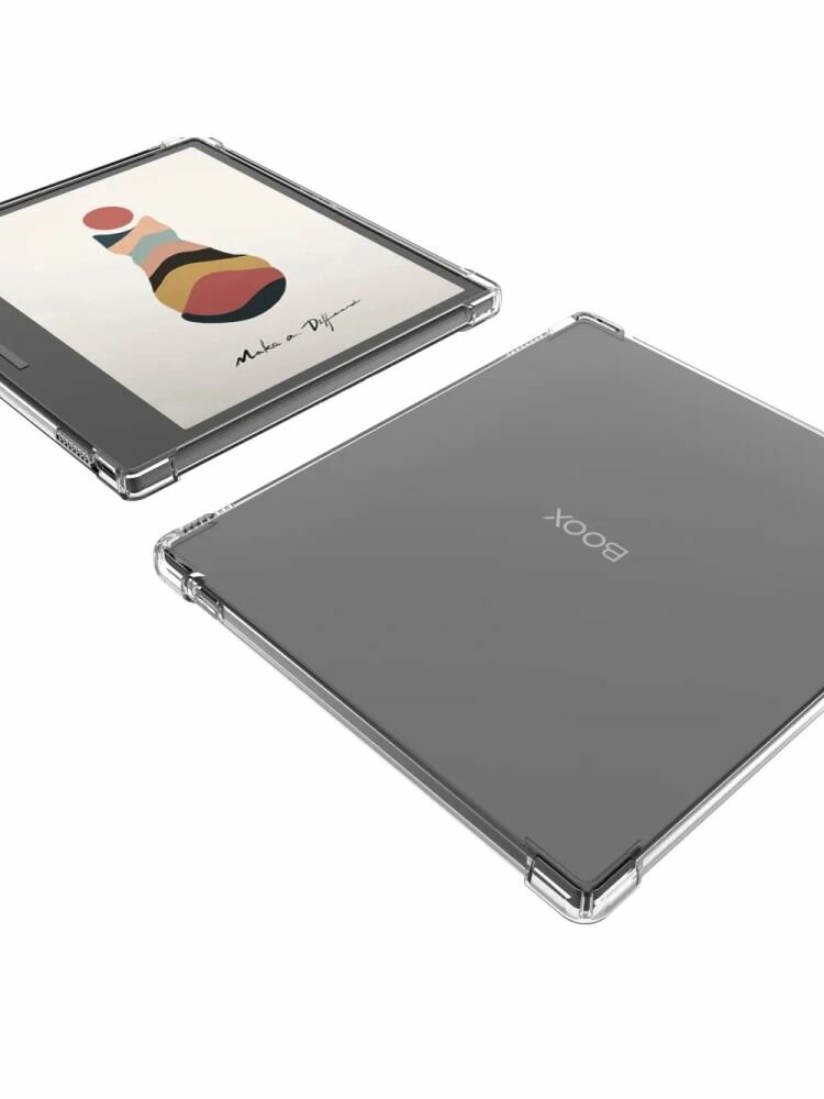Прозрачный чехол для планшета 7,8-дюймового Onyx Boox Page/Boox Galileo e-Reader - Ультратонкая легкая прозрачная силиконовая гибкая мягкая задняя крышка.