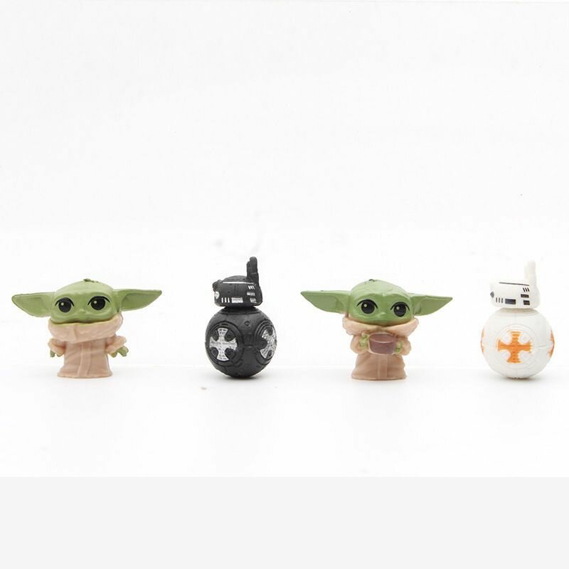 Star Wars 14 Декоративных кукол из "Звездных войн", черно-белые игрушки ручной работы в стиле самураев Йоды