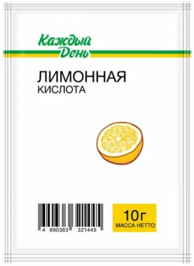 Лимонная кислота Каждый день , 10 г х1шт
