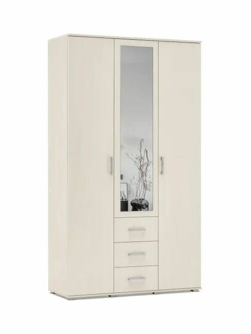 Шкаф распашной 3-х ств Белла (гостиная) Сандал светлый 1200х2120х470 мм