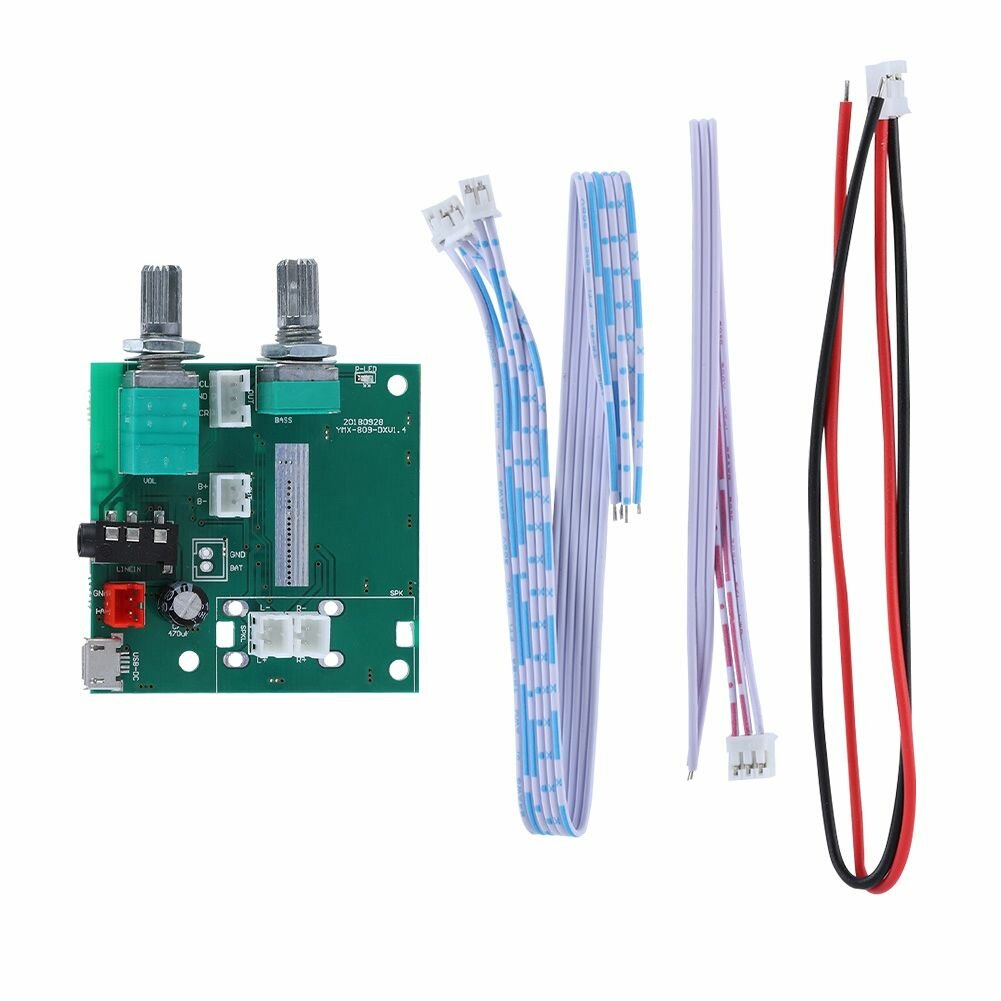 Модуль цифрового усилителя 20Вт, Bluetooth 5.0, 5V, 2.1-канальный