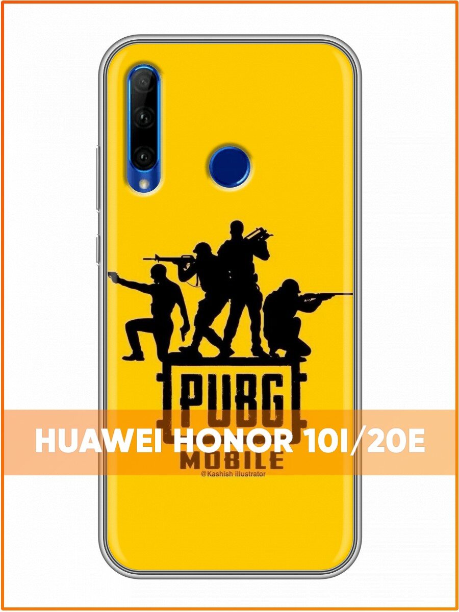 Чехол для Huawei Honor 10i, Huawei Honor 20e с принтом Для мальчиков PUBG (Хуавей хонор 10и, Хуавей хонор 20е)