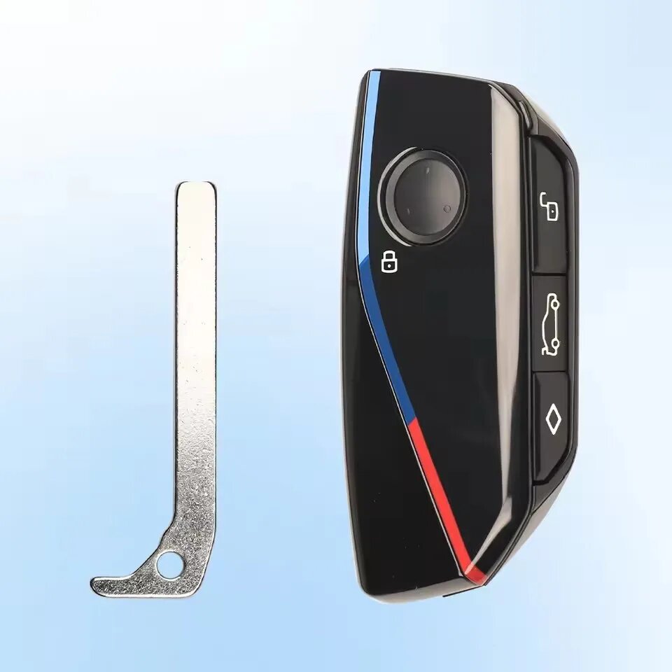 Xuri 315/433/868 МГц ID49 Бесключевой автомобильный дистанционный ключ для BMW 1 3 5 7 серии X1 X3 X5 X6 X7 BDC CAS4 CAS4+ FEM FSystem Black, 868MHZ