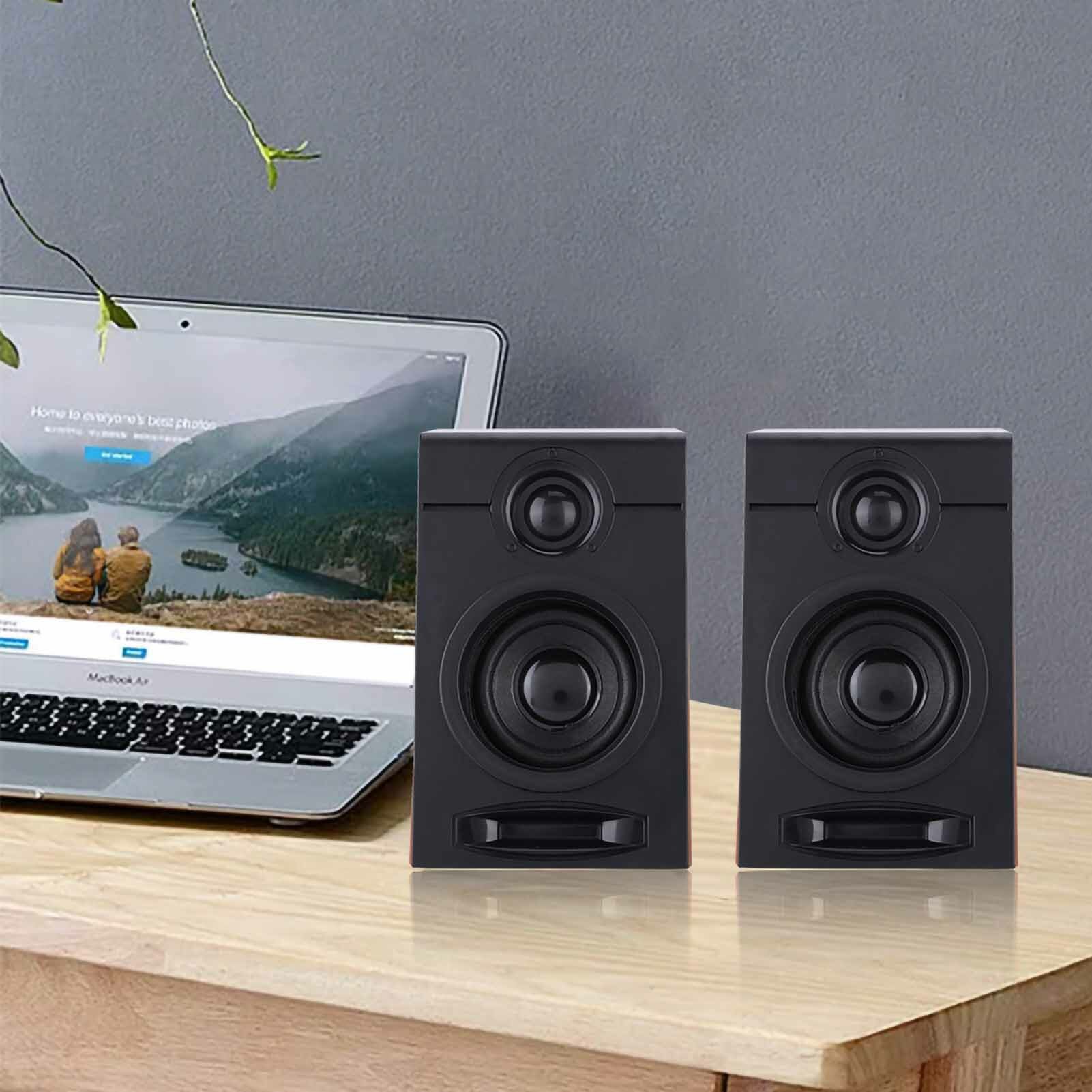 Пара 3 -дюймовых басовых компьютерных динамиков Hifi Sound Computer Subwoofer