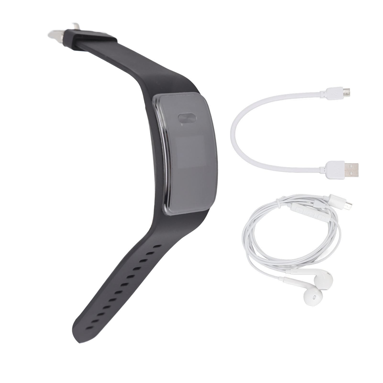 Диктофон, часы, модный MP3-плеер, интеллектуальное HD-шумоподавление, цифровая активация, нейтральный английский, черный, 16 ГБ